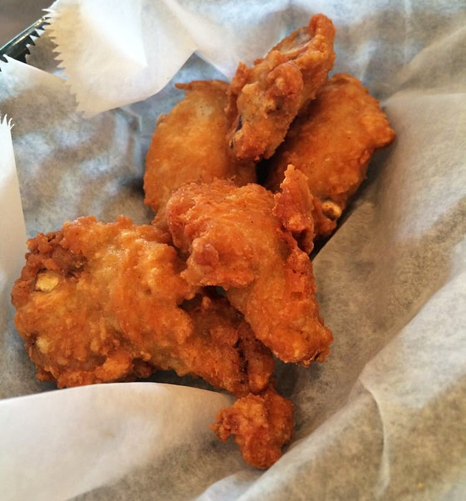 These golden-fried chicken wings aren't just crispy &ndash; they're what your other breakfast options are jealous of.