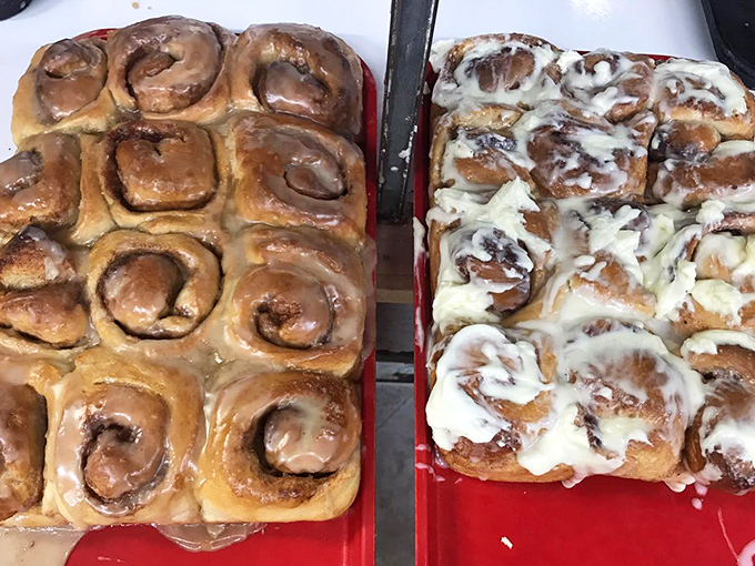 These cinnamon rolls glisten like edible jewelry, except you won't feel guilty about indulging in these gems.