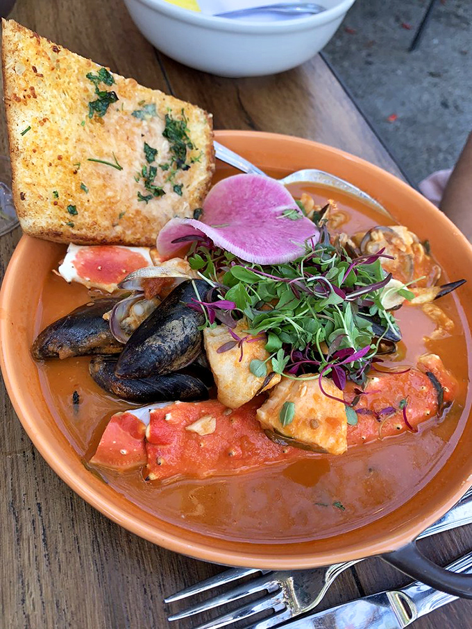 Not all heroes wear capes&mdash;some come in orange bowls with crusty bread for dipping. This cioppino is the superhero of seafood stews.