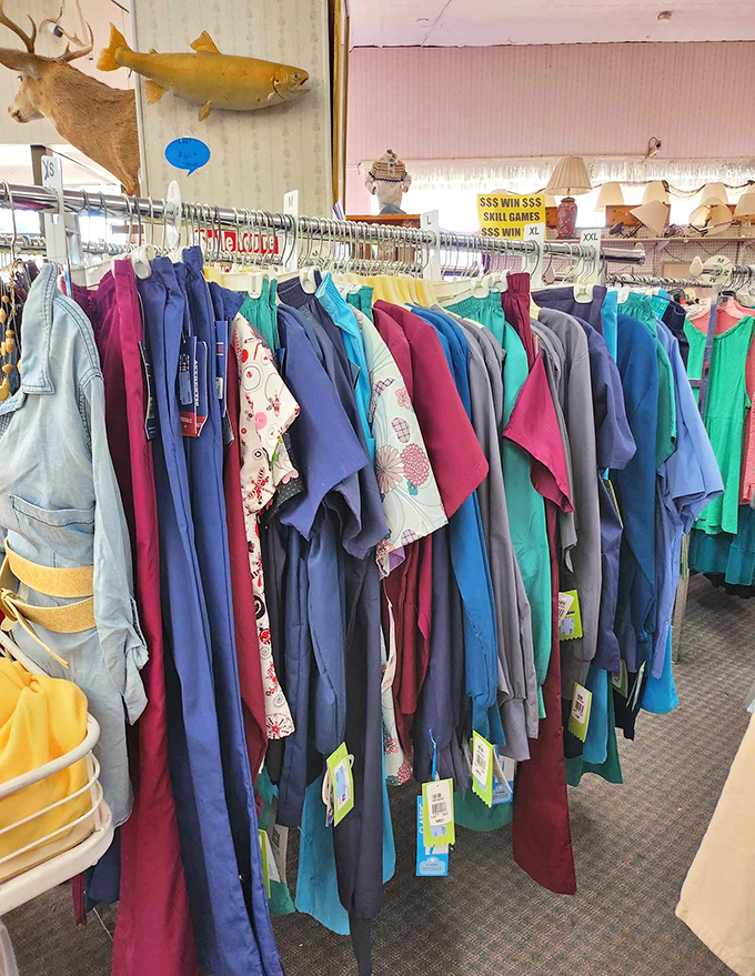 Clothing racks that prove one person's "I never wear this" is another's perfect outfit.