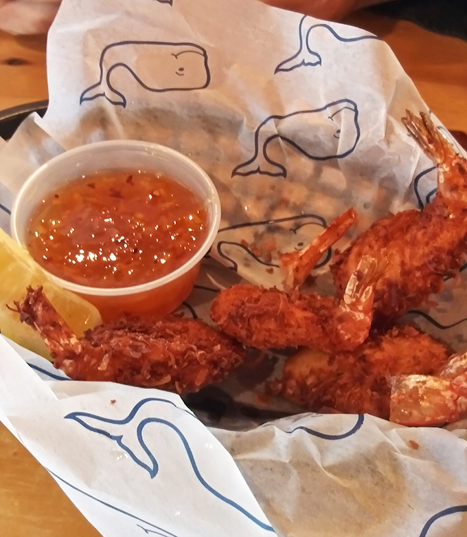 Coconut shrimp that transports your taste buds to tropical paradise while keeping your feet firmly planted in Wisconsin.