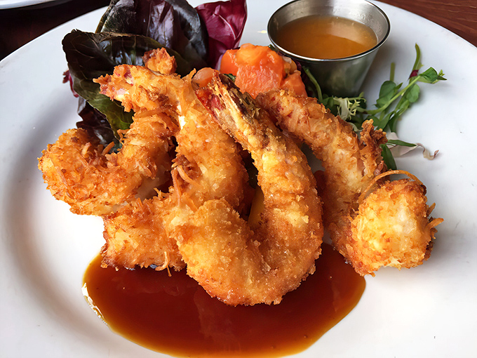 These coconut shrimp have achieved the perfect crunch-to-juiciness ratio&mdash;the culinary equivalent of hitting the lottery on your first try.