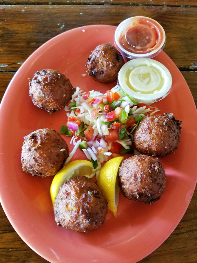 Conch fritters: golden-brown time machines that transport you to a Florida before theme parks and timeshare presentations.