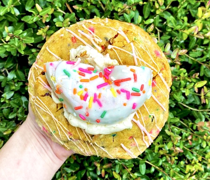 When chocolate cookies get dressed up for a special occasion&mdash;cream cheese frosting and chocolate chips create a dessert worth celebrating any day.