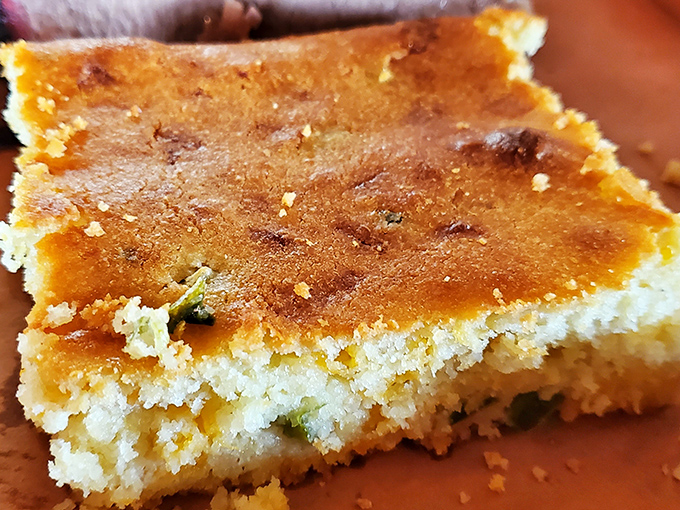 Jalape&ntilde;o cornbread that strikes the perfect balance between sweet and heat. The kind of side that threatens to upstage the main act.