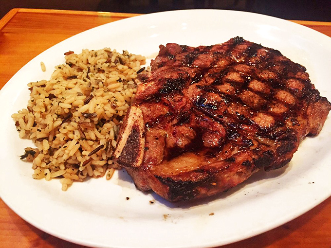 This cowboy steak with wild rice isn't just dinner&mdash;it's a John Wayne movie on a plate, bold and unforgettable.