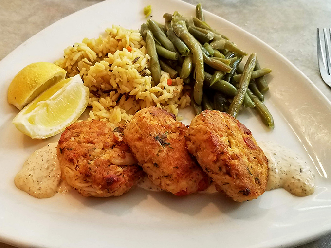 These crab cakes aren't just golden brown&mdash;they're Florida sunshine on a plate, with minimal filler and maximum flavor.