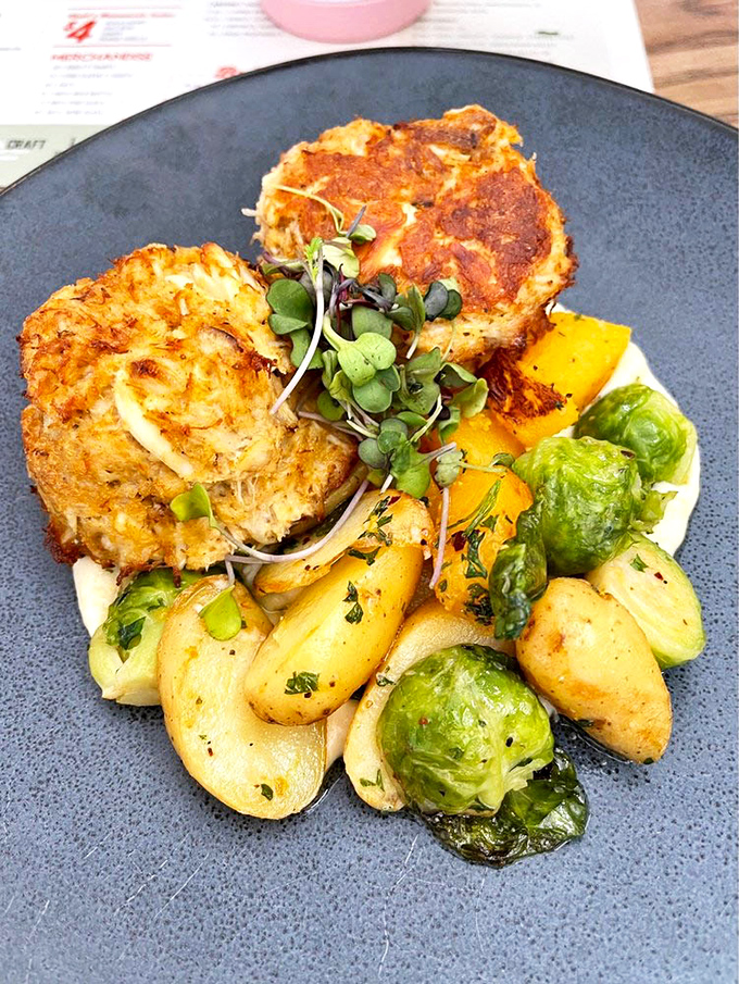 These crab cakes are what other crab cakes dream of becoming&mdash;mostly crab, minimal filler, and bronzed to perfection.