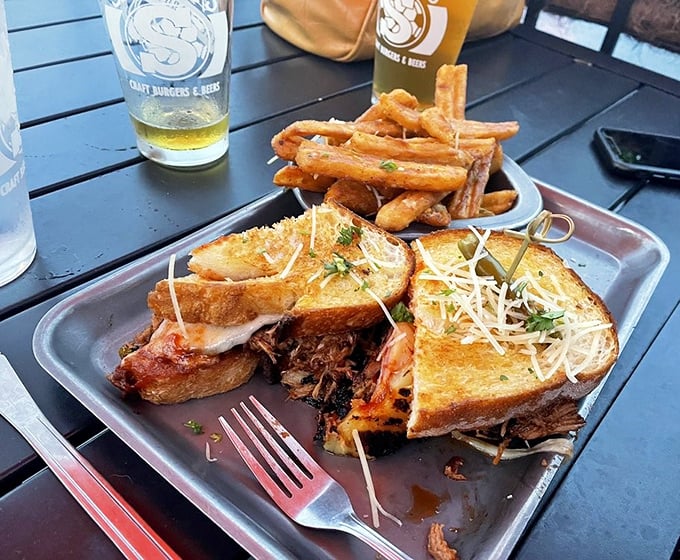 The Cuban sandwich&mdash;architecture you can eat, where each perfectly pressed layer tells a story of flavor harmony that would make Mozart weep.