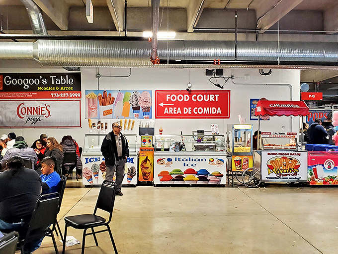 The food court &ndash; where shopping stamina gets replenished and the international language of "delicious" is fluently spoken.