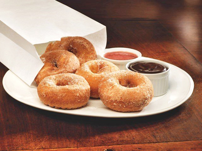 Fresh, warm donuts with dipping sauces &ndash; because sometimes you need to follow your barbecue with a little deep-fried heaven.