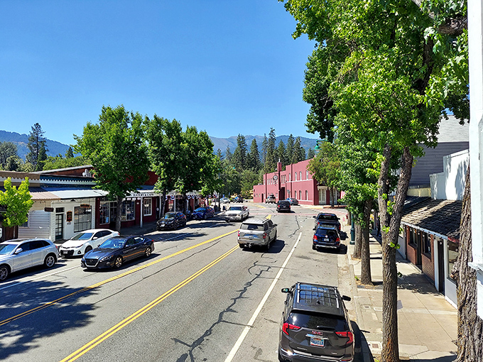 Downtown Weaverville feels like Main Street USA got together with a Gold Rush town and decided to create the perfect place to window shop. 