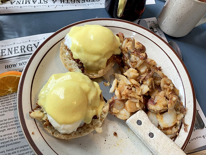 Eggs Benedict done right transforms a simple morning into a celebration worth savoring slowly and completely.