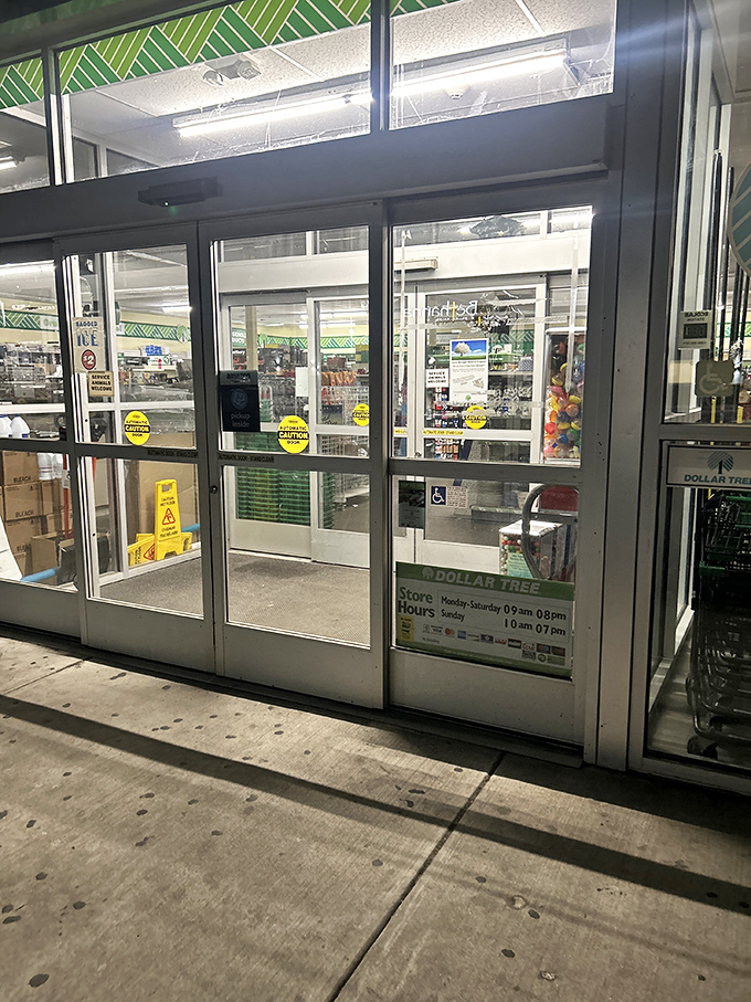 The entrance promises retail therapy without the financial hangover, those sliding doors opening to a world where impulse buys don't require financial counseling.