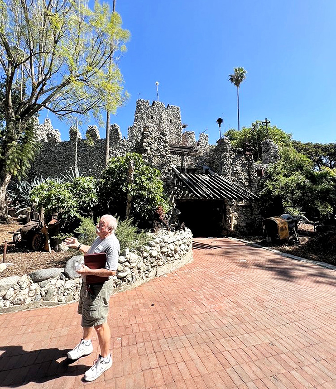 The entrance beckons with stone walls and lush greenery, promising adventures worthy of a modern-day quest. Indiana Jones would approve.