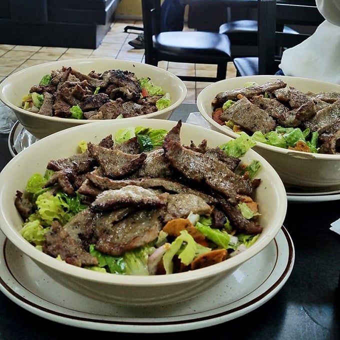 Meat and greens in perfect proportion&mdash;a salad substantial enough to satisfy carnivores while maintaining its leafy integrity.