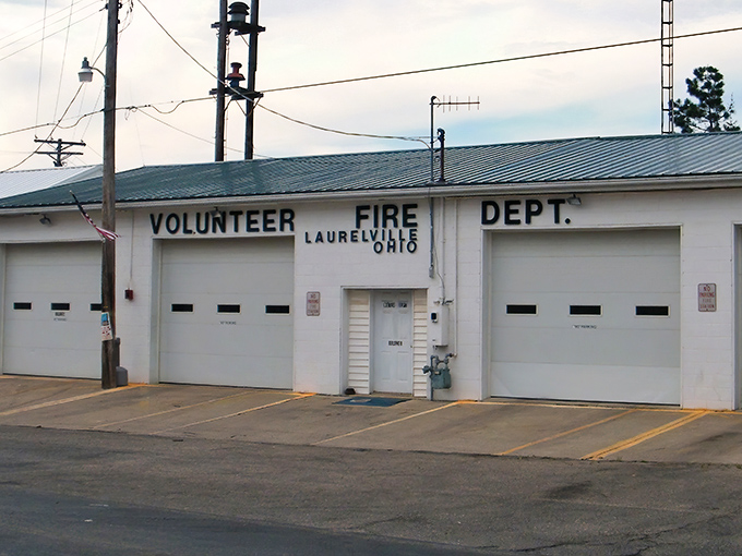 When heroes aren't wearing capes, they're driving fire trucks in places like Laurelville.