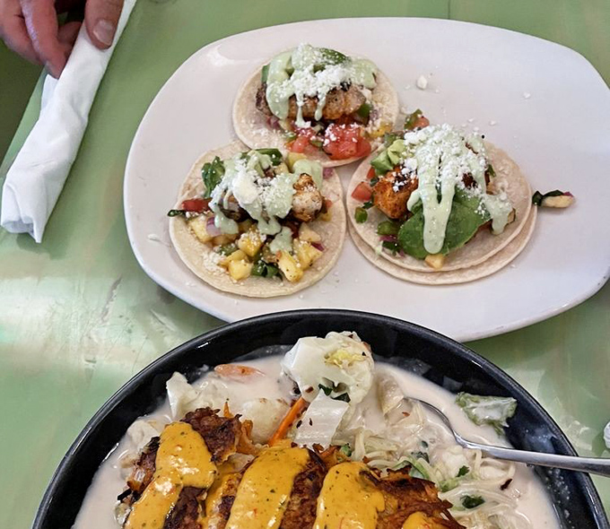 Fish tacos that prove sometimes the best things come wrapped in simple, honest tortilla embrace.