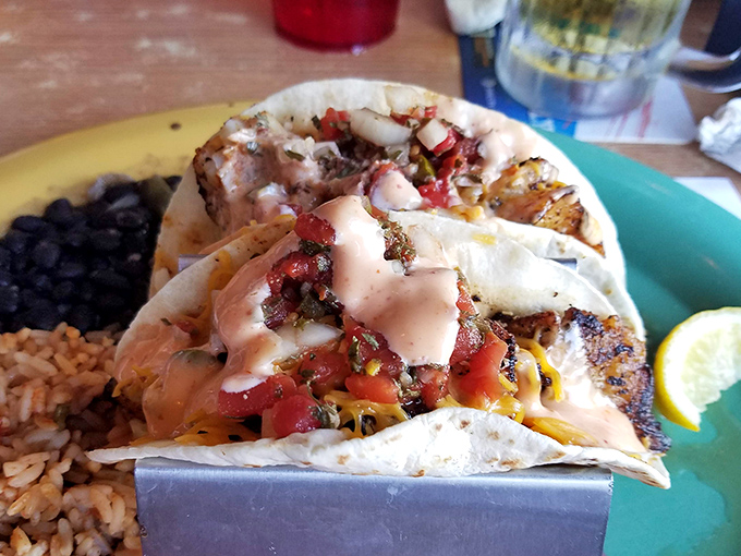 These fish tacos don't need a passport to transport you to flavor paradise. Fresh, zesty, and ready for their close-up.