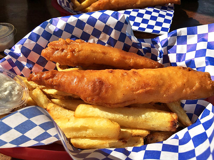 The classic fish and chips combo that started it all, proving sometimes perfection comes in paper baskets.