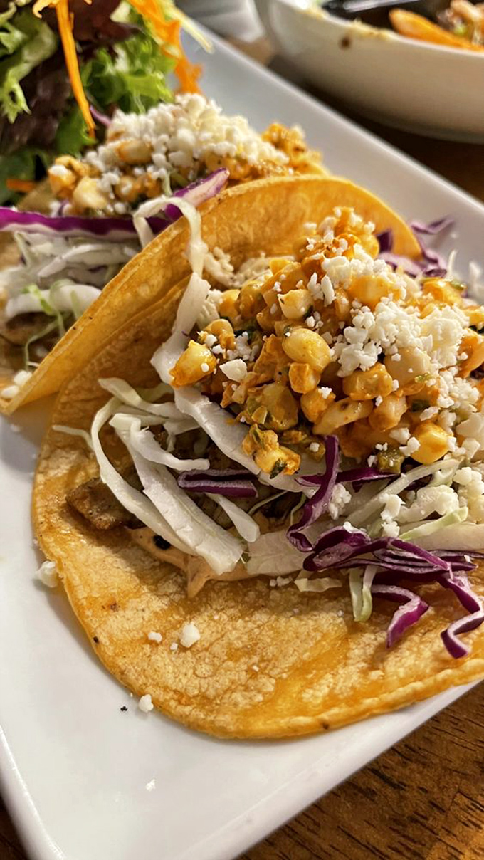 Fish tacos that bring the ocean to your table, with each bite offering a perfect balance of crispy, creamy, and zesty.
