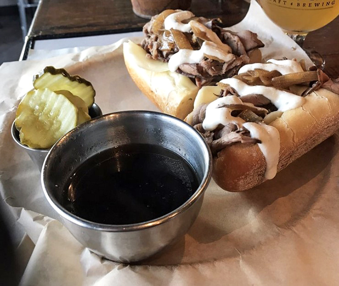 The French dip sandwich&mdash;where tender beef, melty cheese, and savory jus come together in a holy trinity of comfort food perfection.