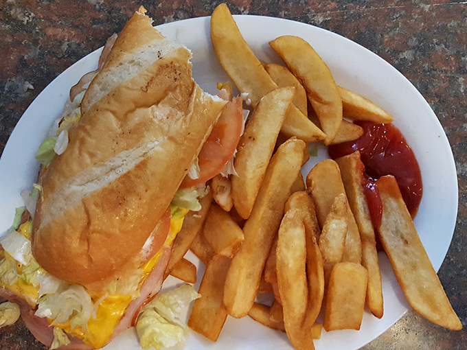 Some restaurants treat sandwiches as an afterthought. At G&D, they're given the respect they deserve – substantial, satisfying, and served with fries that could start their own fan club.