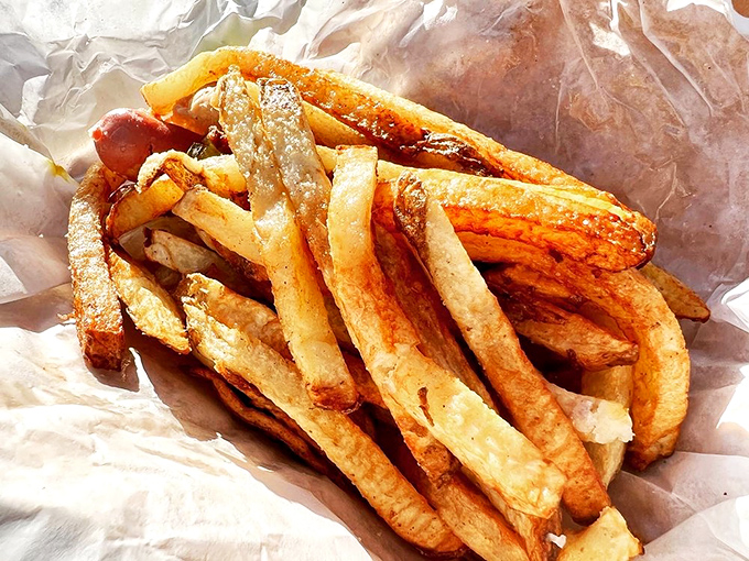 These hand-cut fries aren't just a side dish&mdash;they're the supporting actors that sometimes steal the show from the hot dog headliner.