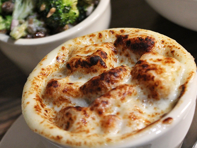 This isn't just French onion soup&mdash;it's a bubbling cauldron of cheese-capped comfort that demands to be broken into with gleeful abandon.