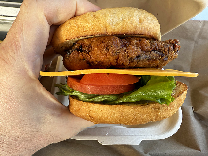 Sometimes simplicity is the ultimate sophistication. This chicken sandwich proves you don't need fancy ingredients when you've mastered the basics.