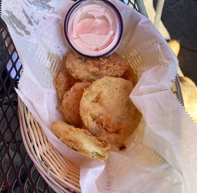 These golden-brown fried green tomatoes aren't just appetizers&mdash;they're crispy Southern ambassadors that make you wonder why we ever eat ripe ones.