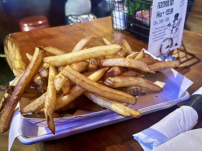 French fries so perfectly golden they deserve their own Instagram account. Simple, crispy, and utterly irresistible&mdash;the potato at its finest.