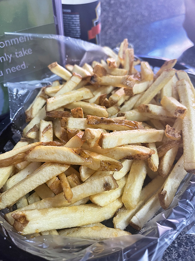 These aren't just fries; they're the supporting actors that deserve their own Oscar in the drama of lunch perfection.
