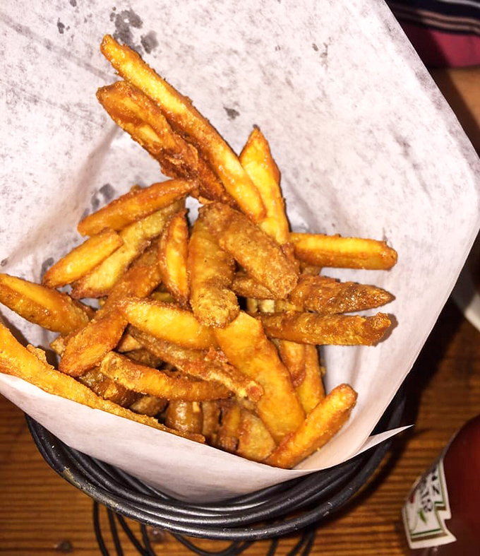 Golden, crispy, and perfectly seasoned&mdash;these fries aren't just a side dish; they're the supporting actor that steals the show. 