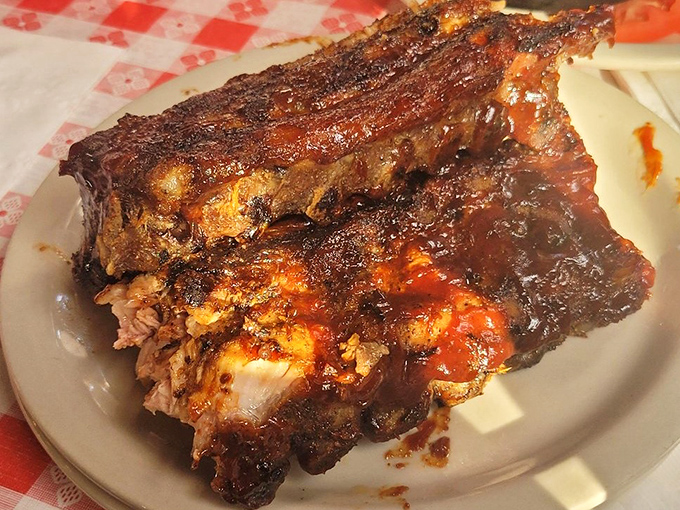 These ribs don't just fall off the bone&mdash;they practically leap into your mouth, wearing their caramelized BBQ badge of honor.