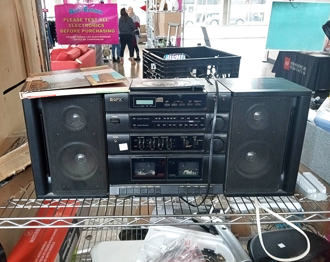 This vintage stereo system isn't just a music player&mdash;it's a time machine to when making mixtapes was an art form and patience was measured in cassette rewinds.