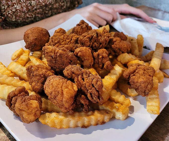 Gator tail: Florida's answer to chicken nuggets, only with more street cred and a story you'll definitely tell your friends back home.