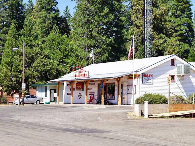 Grant Plumbing & Hardware&mdash;where you'll find everything from pipe fittings to local gossip. The kind of place where "just browsing" turns into an hour-long conversation.