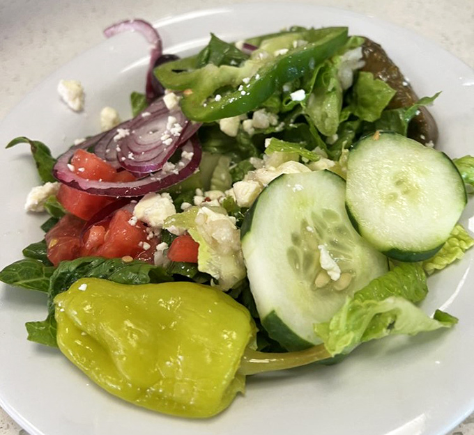 A Greek salad that brings Mediterranean sunshine to Florida&mdash;proof that sometimes the healthiest option isn't a compromise.