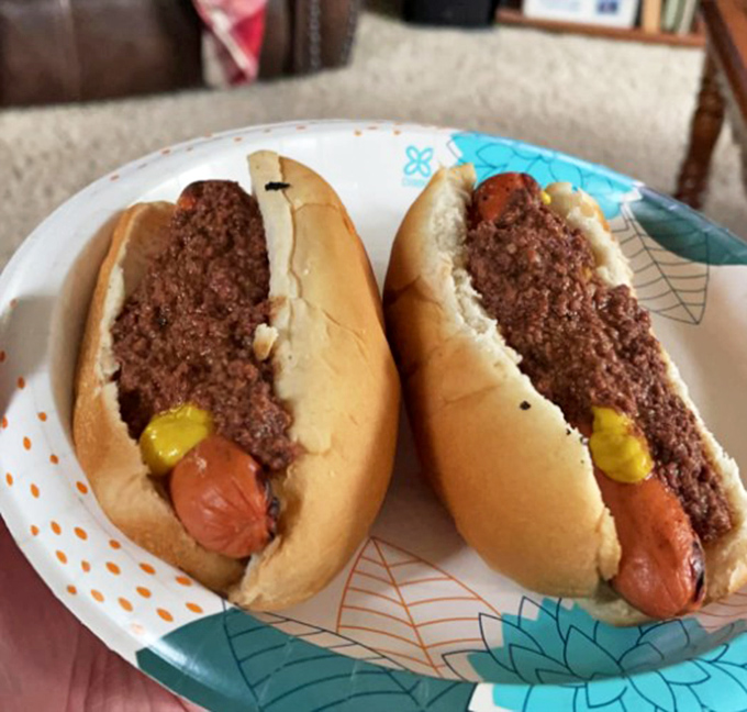 Hot dogs with attitude! These Greek-style beauties come loaded with the house meat sauce&mdash;a perfect handheld lunch for busy Pennsylvanians.