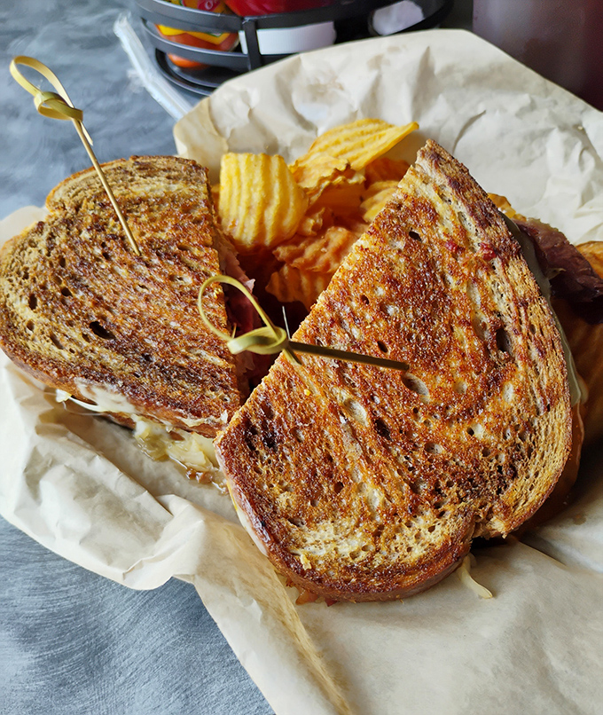 The grilled cheese your childhood self dreamed of, but with your adult taste buds in mind. That perfect golden crust is nature's way of saying "everything's going to be okay."