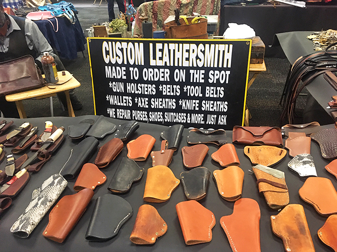 Custom leather work that would make cowboys weep with joy &ndash; functionality meets old-school craftsmanship perfectly.