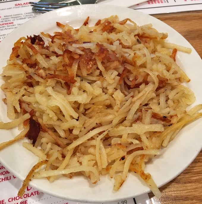 These hash browns didn't just get crispy by accident&mdash;they're the result of potato perfection that requires both technique and timing. Breakfast gold, literally.