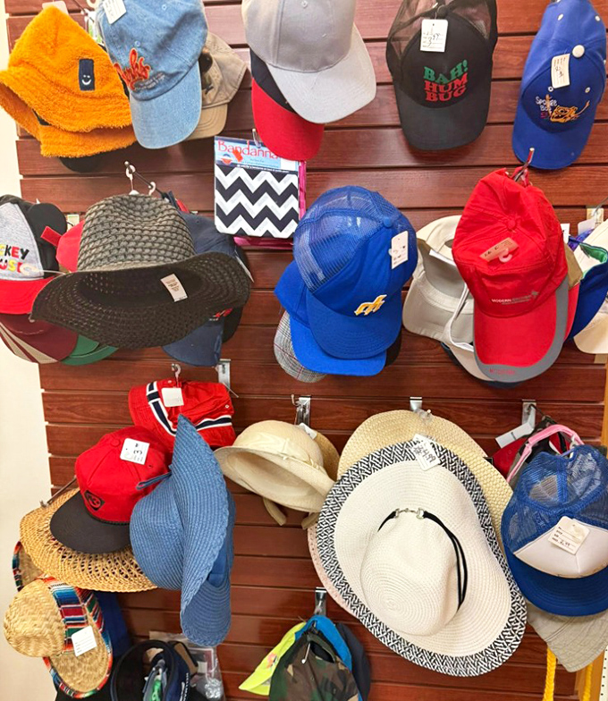 Lids for every head and occasion, from "going fishing" to "hiding from the neighbors."