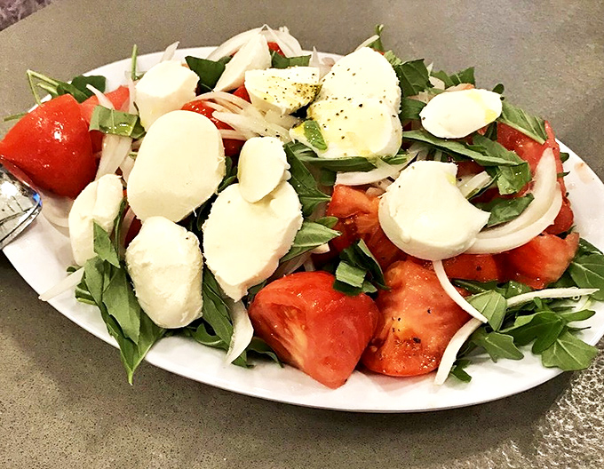 Fresh mozzarella and heirloom tomatoes&mdash;summer's perfect romance story. No complicated plot twists, just pure ingredient chemistry.