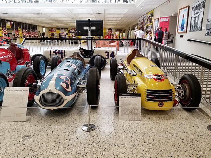 Like a class reunion of speed demons, these vintage racers from the late 1940s showcase how quickly racing technology evolved after World War II.
