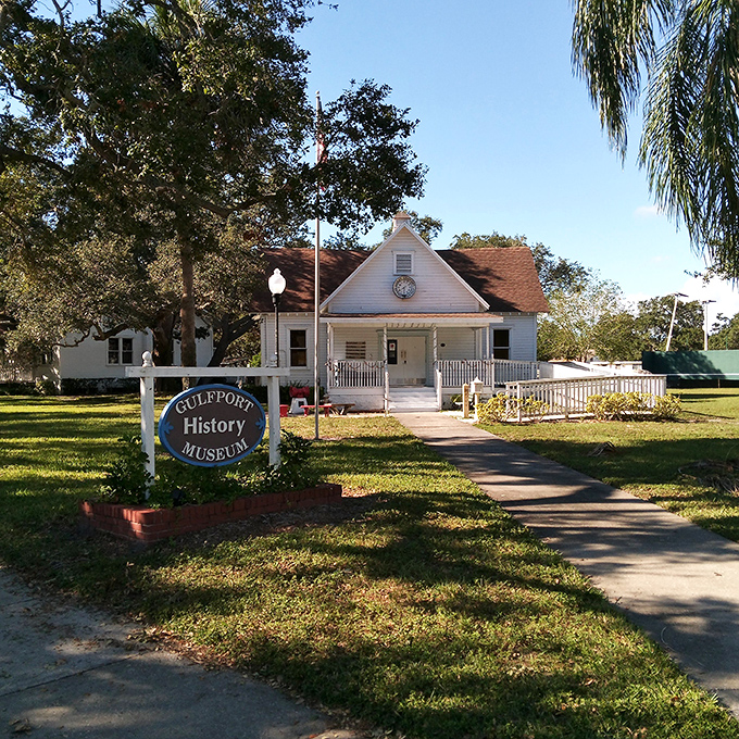The Gulfport History Museum looks like it belongs on a Norman Rockwell canvas &ndash; a charming cottage where yesterday's stories find new listeners. 