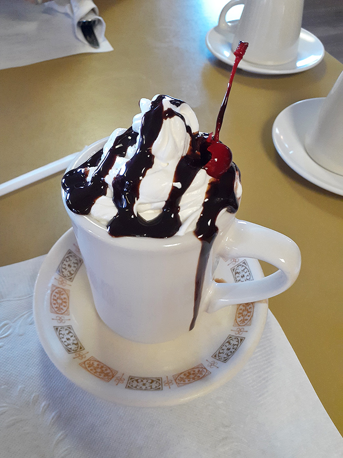 Hot chocolate that doesn't just warm your hands but your soul &ndash; topped with a cloud of whipped cream and chocolate drizzle.