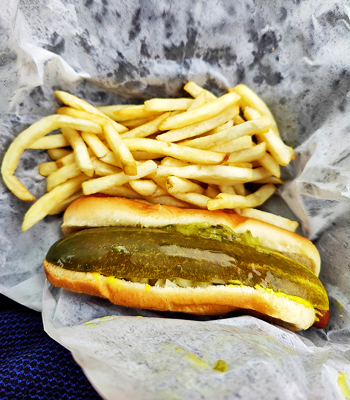 Chicago's hot dog philosophy in action: sometimes the classics endure because they're exactly what we need, not because they're trendy.