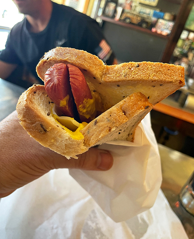 Hot dogs wrapped in fresh bread like edible love letters to simplicity.